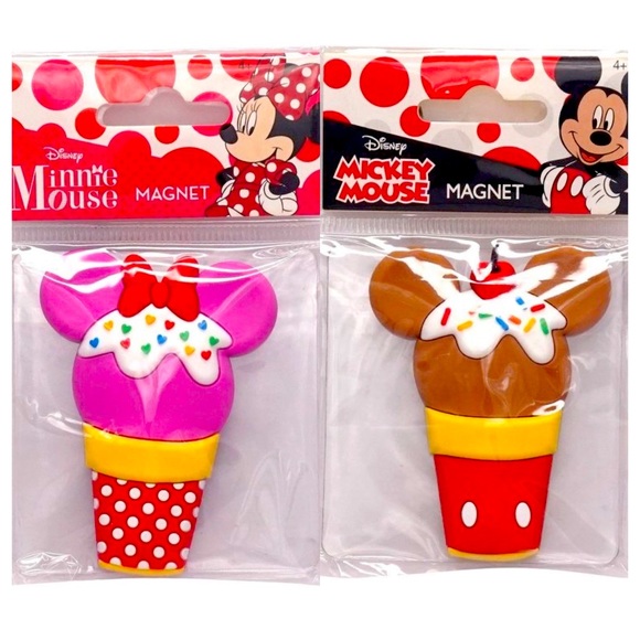 Disney | Accents | Disney Mickey And Minnie Mouse Ice Cream Cone Magnet ...